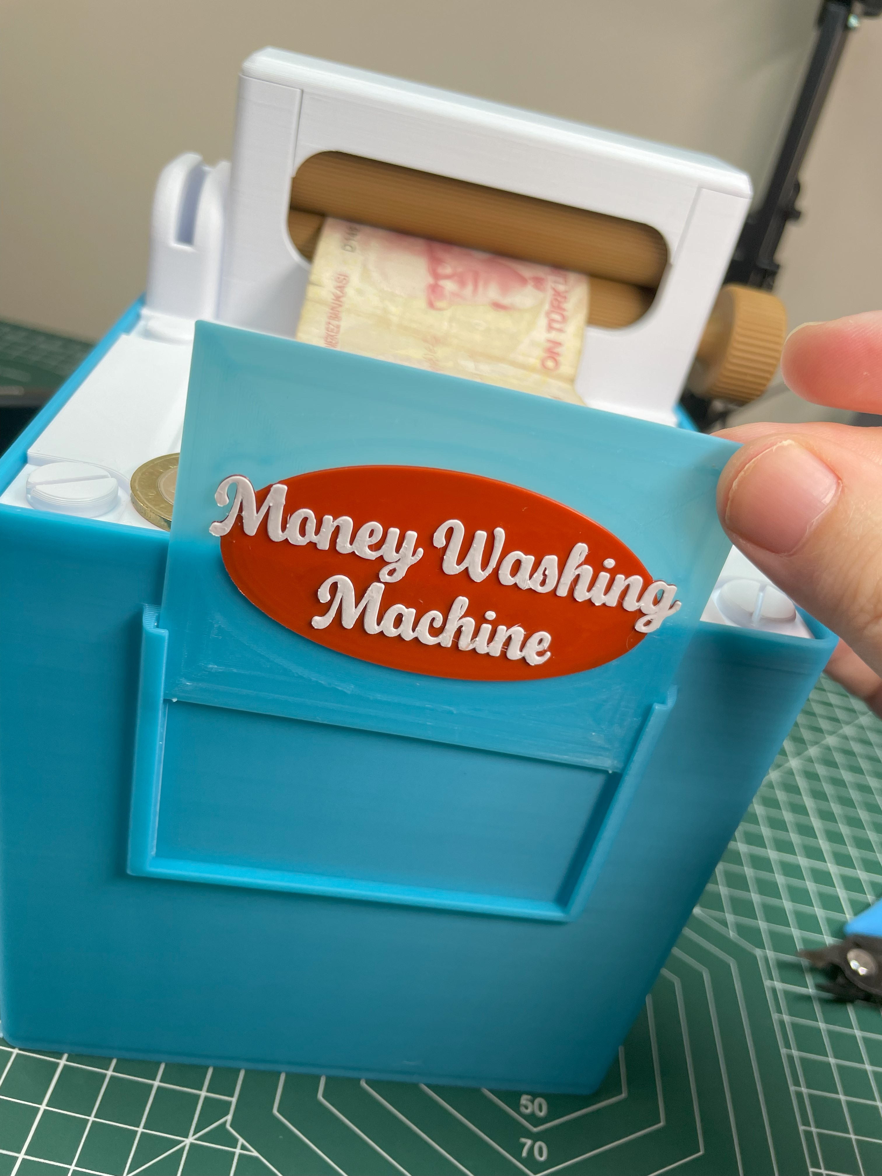 Old Style Money Washing Machine par 3D Printed Things | Téléchargez ...