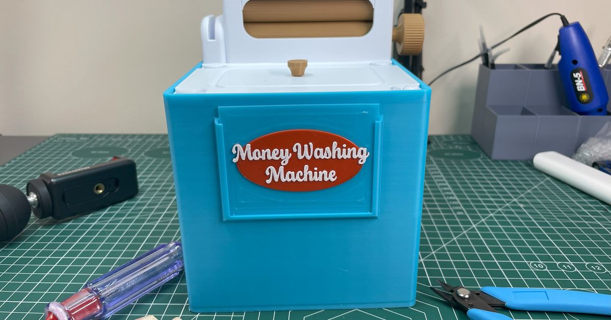 Old Style Money Washing Machine par 3D Printed Things | Téléchargez ...