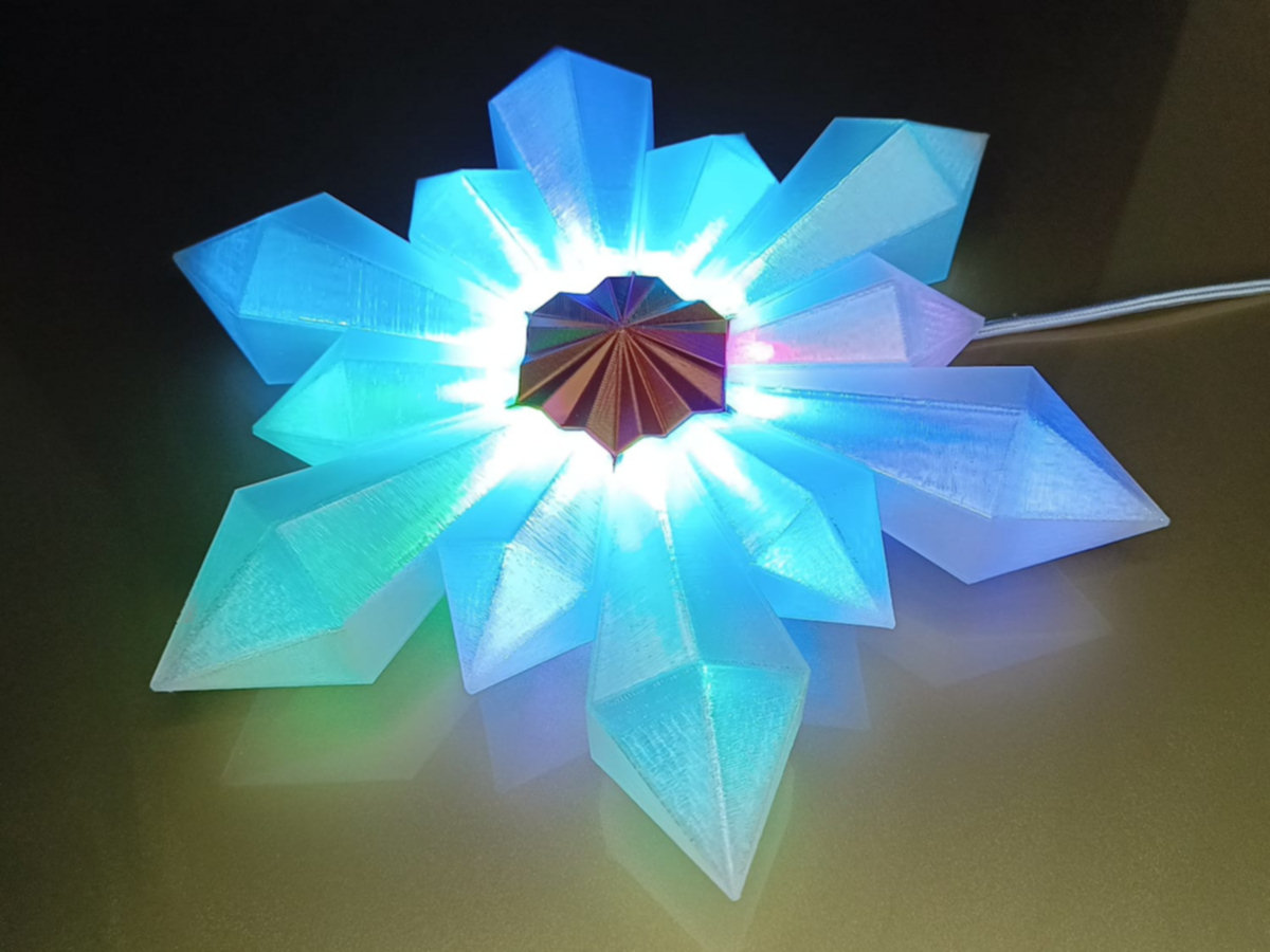 Crystal Led Star by Wim V | Download free STL model | Printables.com