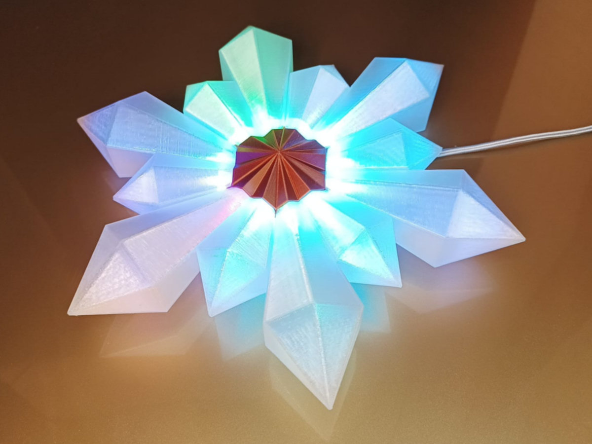 Crystal Led Star by Wim V | Download free STL model | Printables.com