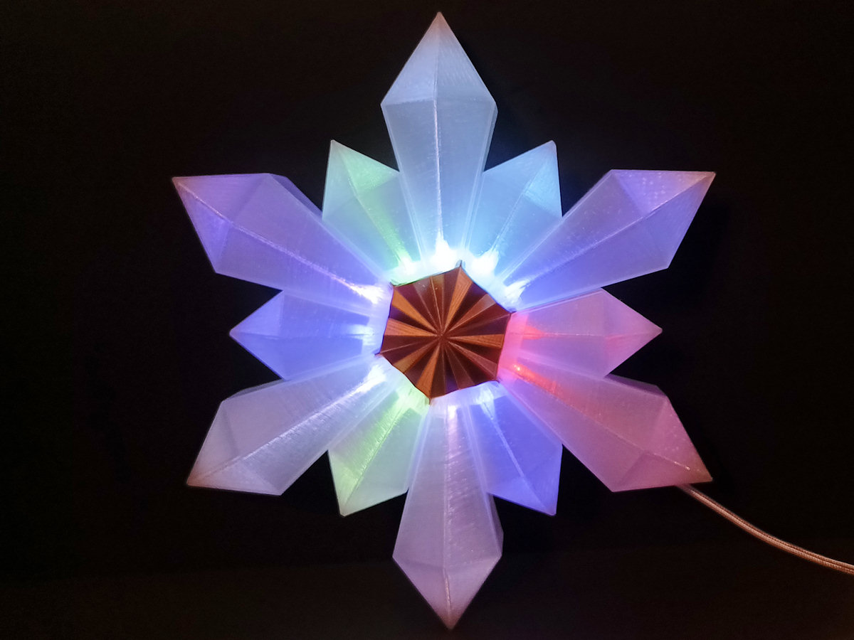 Crystal Led Star by Wim V | Download free STL model | Printables.com