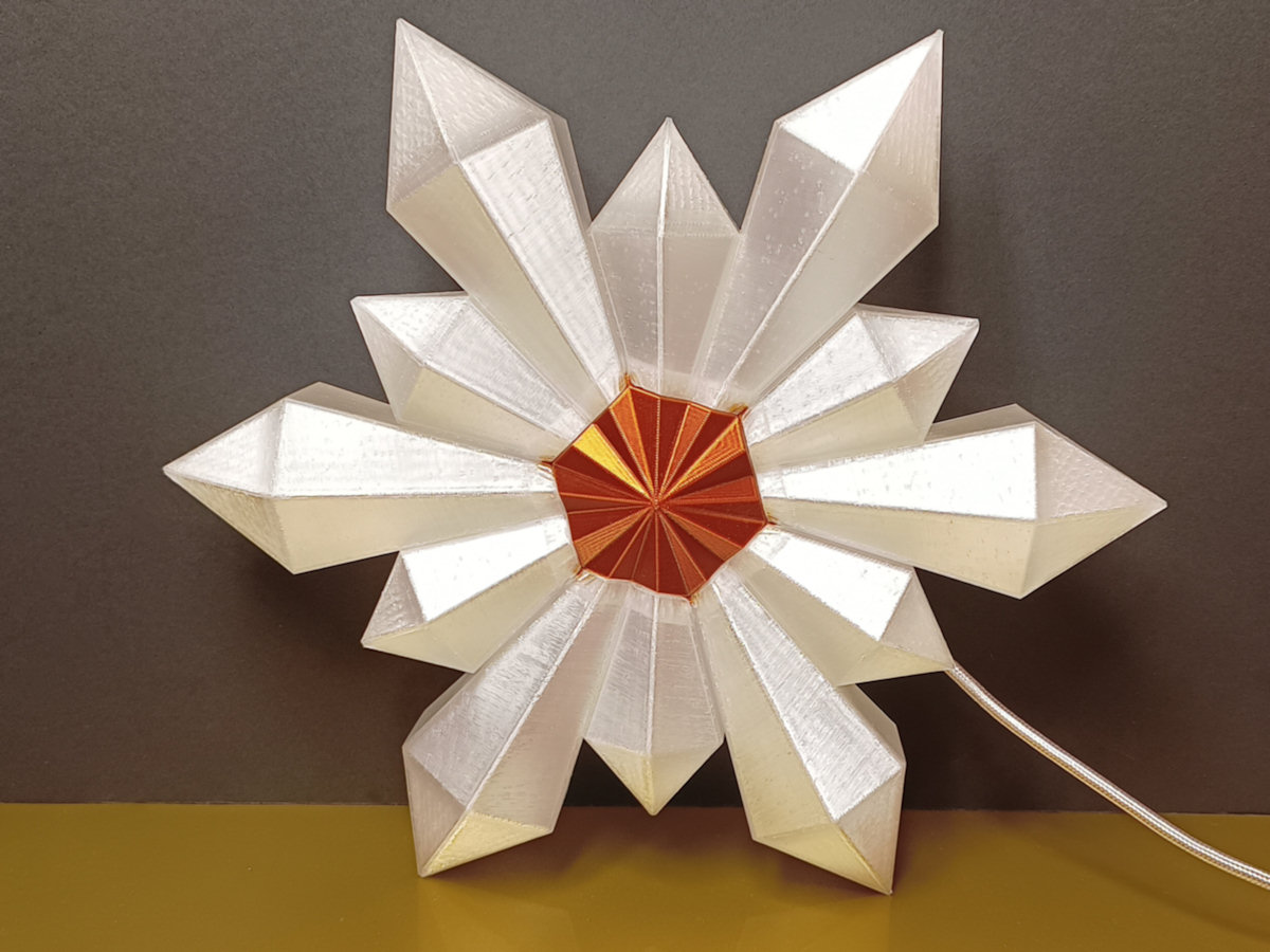 Crystal Led Star by Wim V | Download free STL model | Printables.com