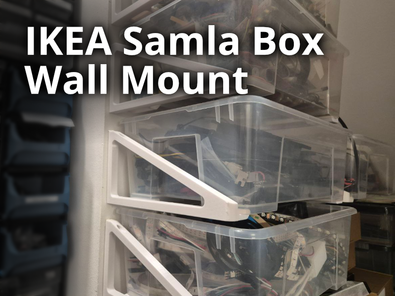 IKEA Samla Box Wall Holder - Shelf Mount System by Finn | Download free ...