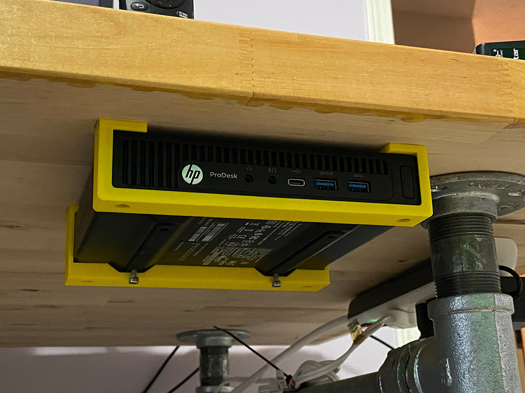 HP ProDesk 600 G2 Mini Under Desk Mount by RagingComputer | Download ...