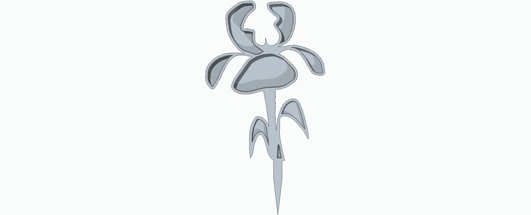 Iris flower garden label name tags by SaxoPhoenix | Download free STL ...