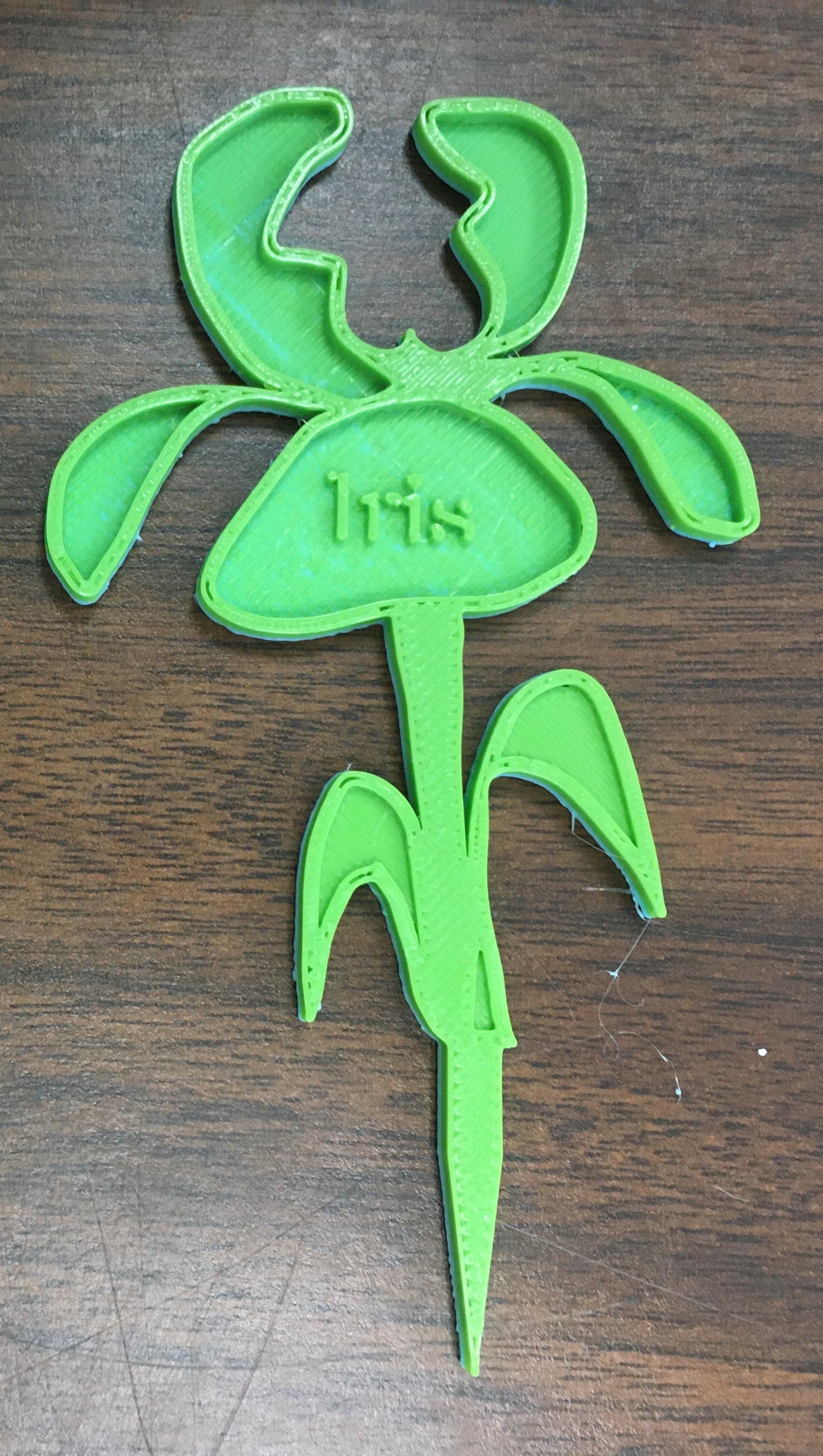 Iris flower garden label name tags by SaxoPhoenix | Download free STL ...