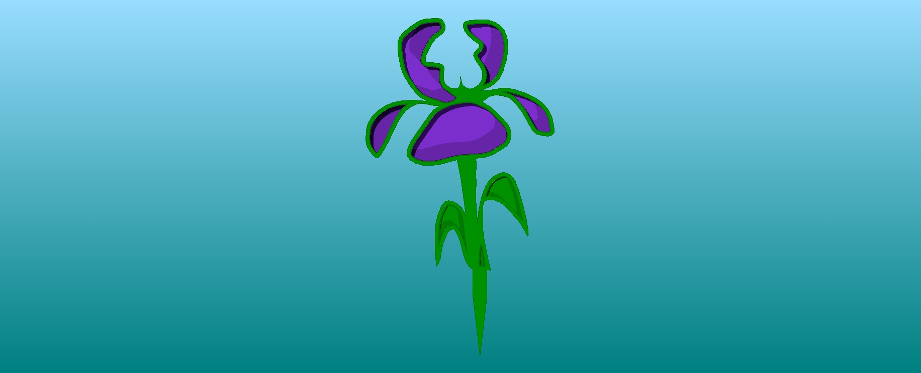 Iris flower garden label name tags by SaxoPhoenix | Download free STL ...