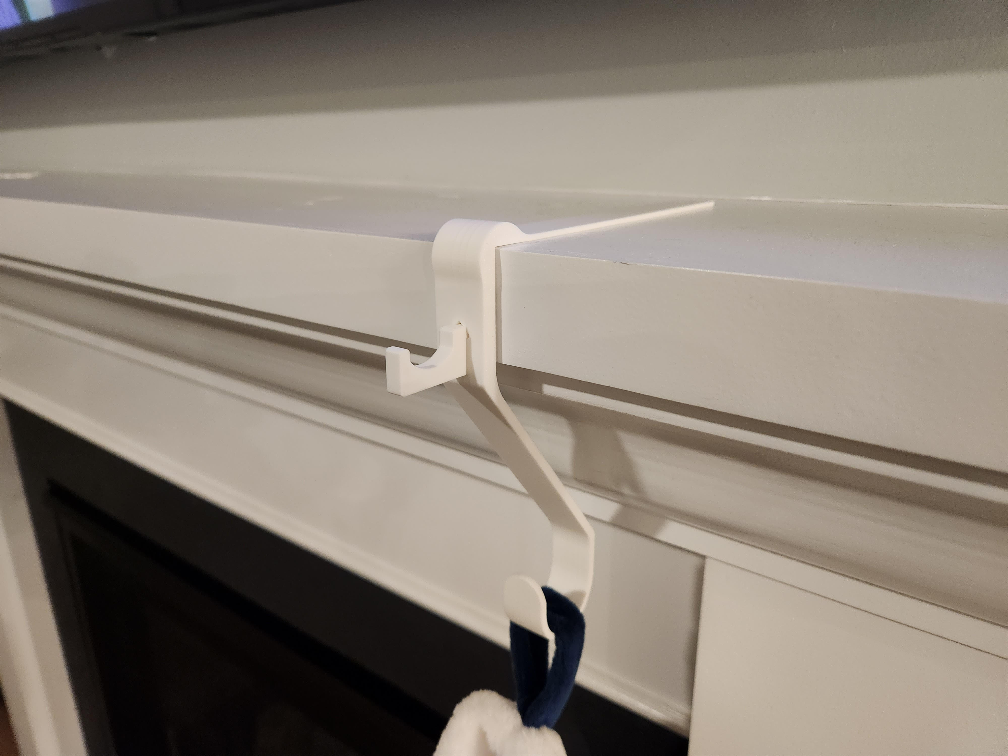 Decorative Christmas Stocking Hanger by MB3D | Download free STL model ...