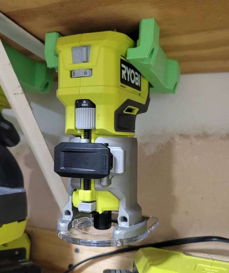 Ryobi 18V Palm Router Hanger by kent wilson | Download free STL model ...
