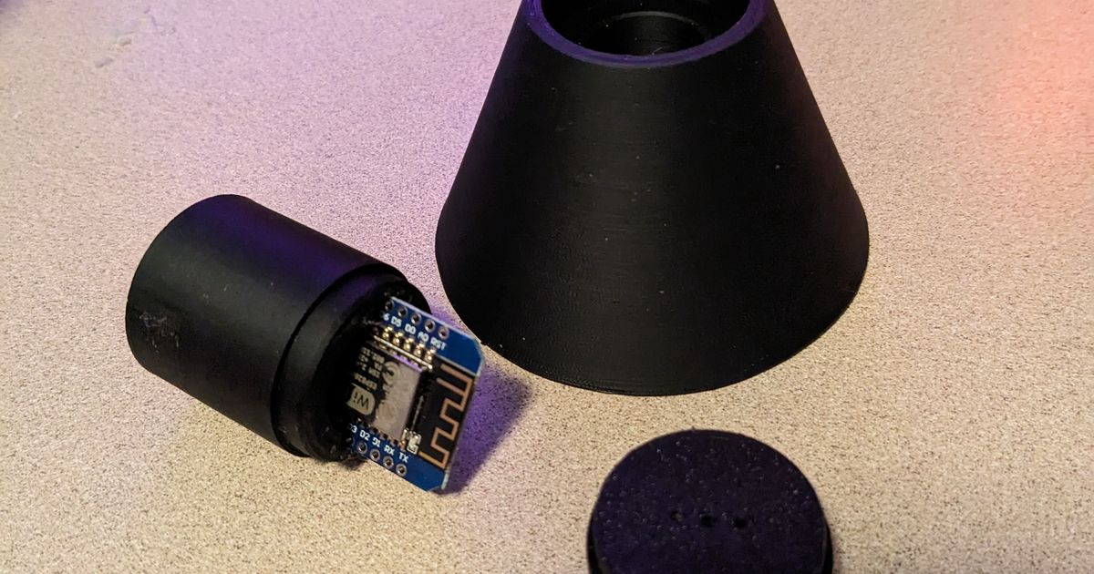 ESP8266 D1 Mini Candlestick by RFLTools | Download free STL model ...
