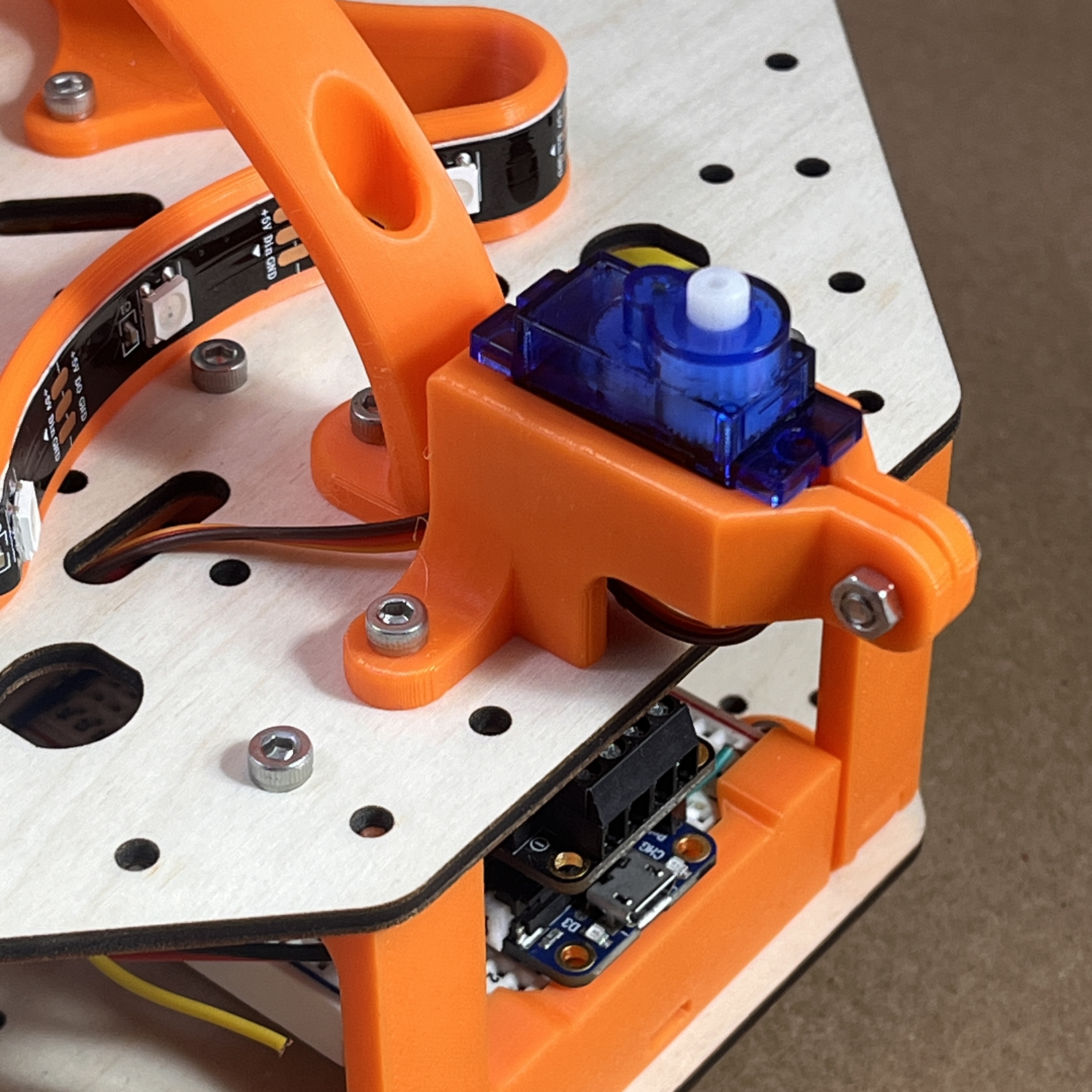 SPARKY: Micro Servo Mounts by DesignLabX | Download free STL model ...