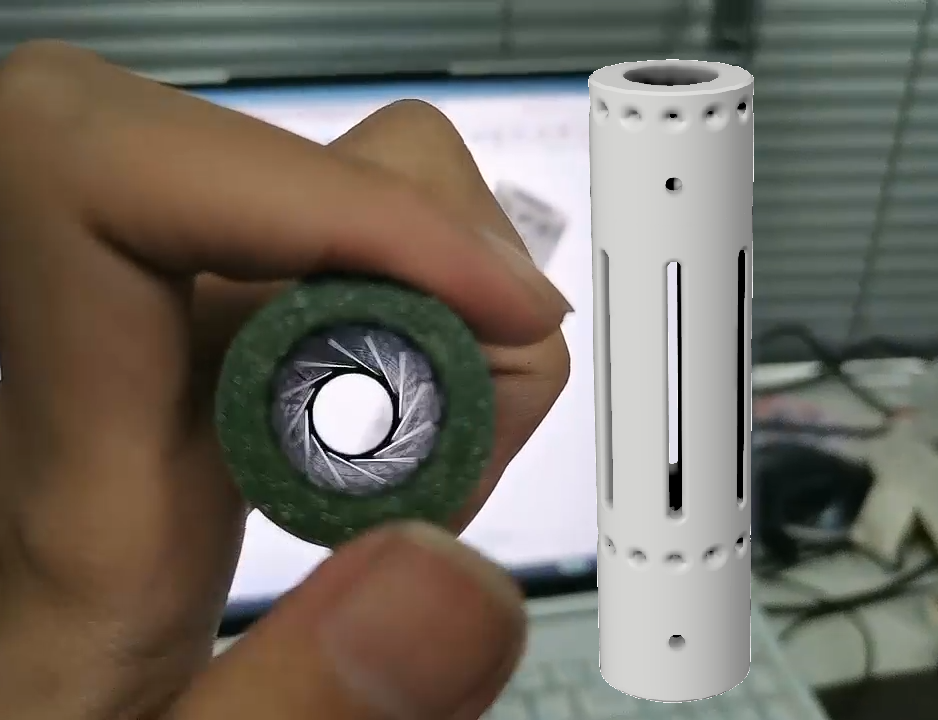 (SCAR)adjustable rifling nerf muzzle by MZ72 | Download free STL model ...