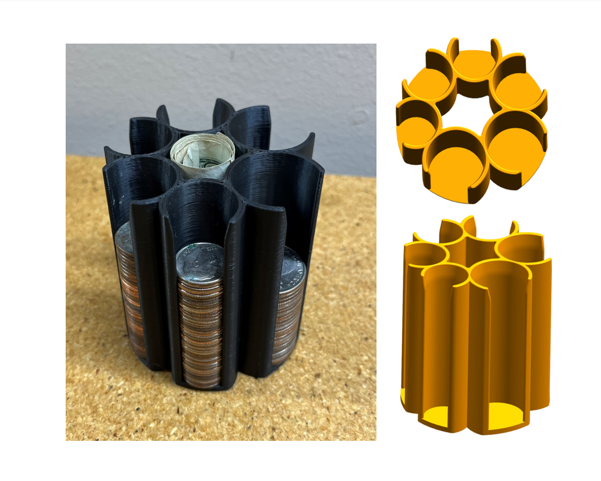 Coin Cup von Taylor Fauss | Kostenloses STL-Modell herunterladen ...