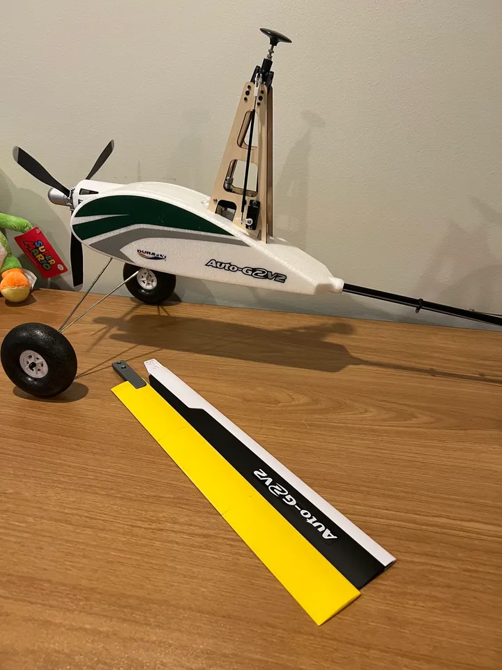 Printable Rotor Blades for Durafly Auto G2 V2 Autogyro by niklasm ...