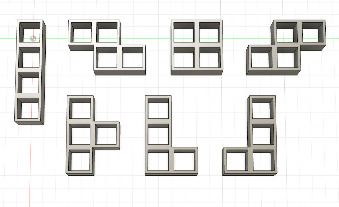 Equal Tetriminos For Balance Tetris Game By Constantin Manea Download Free Stl Model