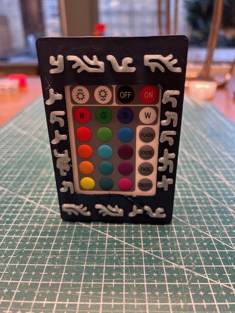 RGB LED remote holder (Zelda BOTW TOTK Zonai edition) by makaper ...