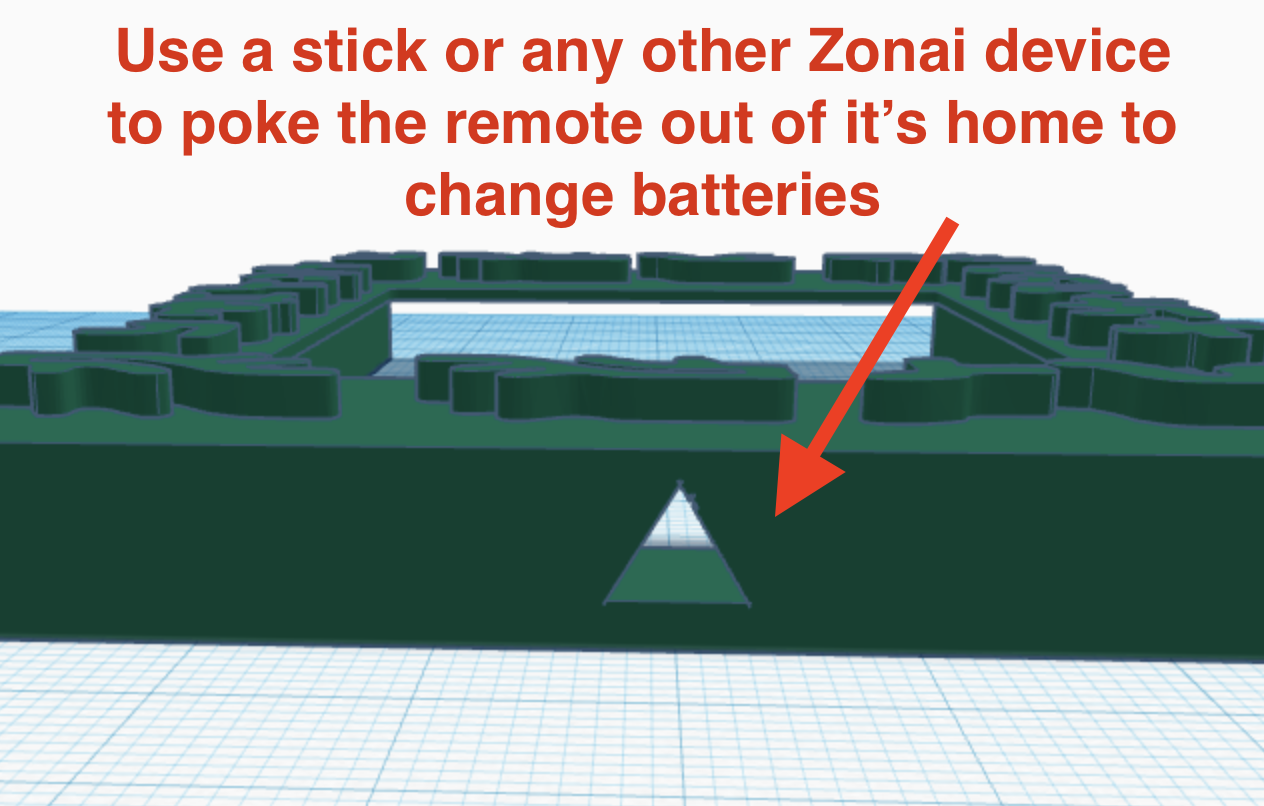 RGB LED remote holder (Zelda BOTW TOTK Zonai edition) by makaper ...