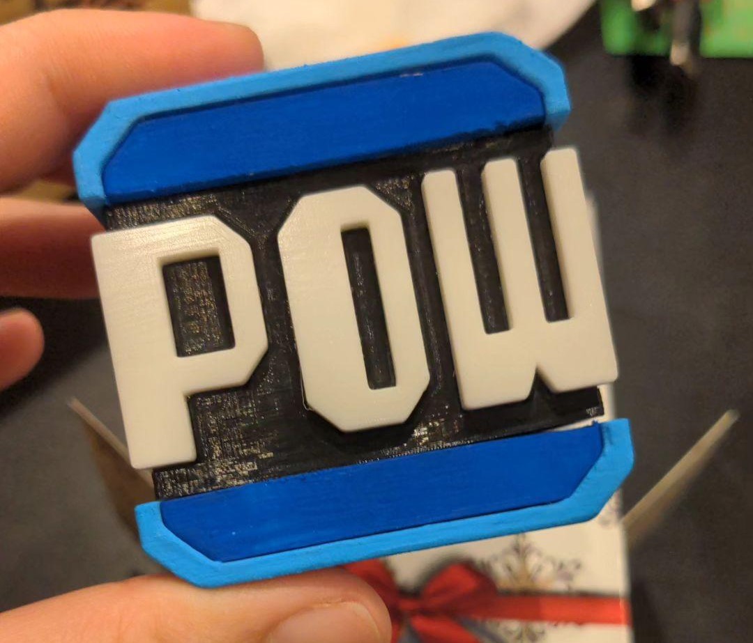 Super Mario POW Block Box by Gigahawk | Download free STL model ...