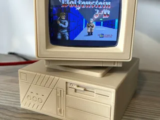 Retro Desktop PC Raspberry Pi case by fantasticmrdavid | Download free ...