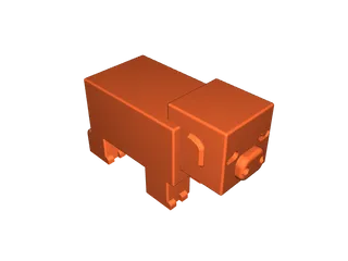Minecraft prase (Minecraft Pig) by DaTTcz | Download free STL model ...