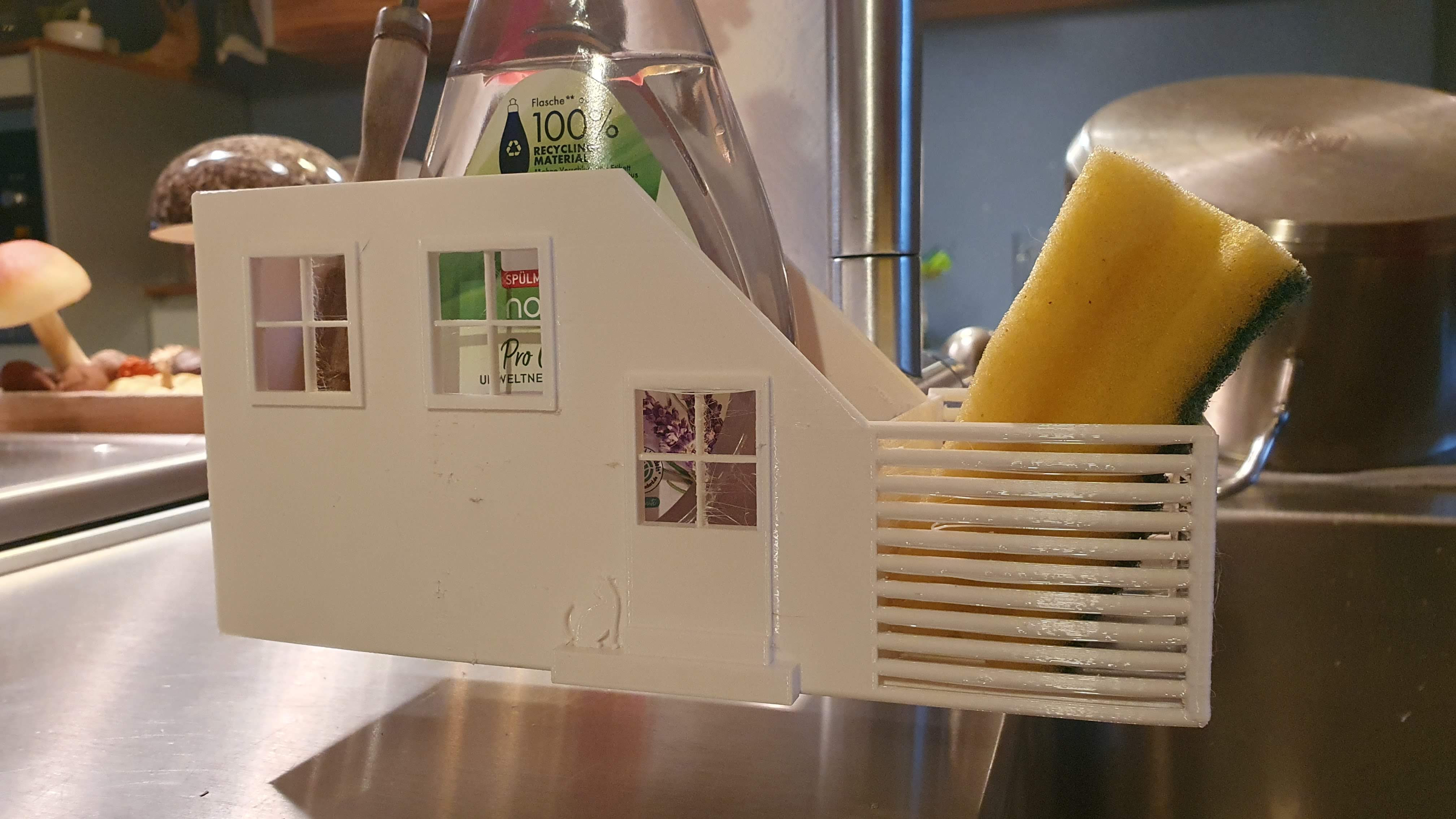 Sink Utility Holder with Sponge Cage by SMenz | Download free STL model ...