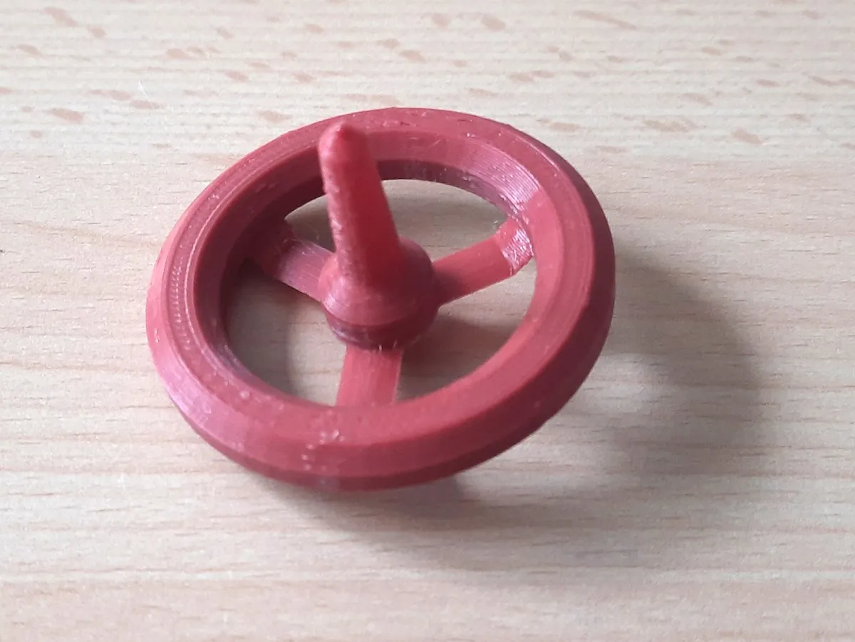 spinning top, spins >2 minutes, fully printed by DrJones | Download ...