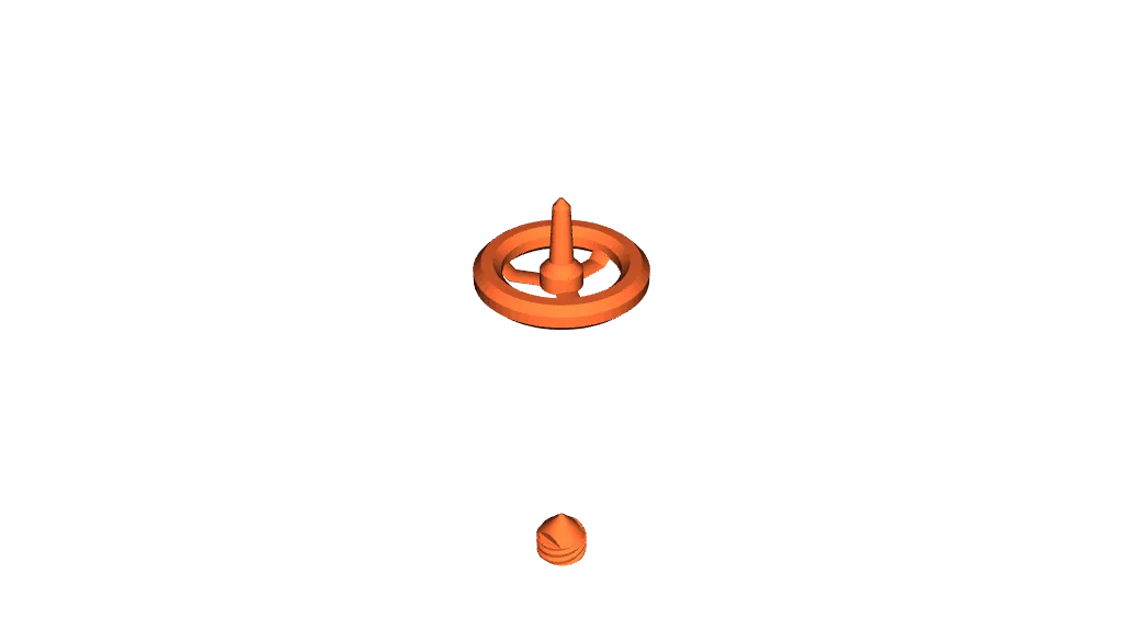 spinning top, spins >2 minutes, fully printed by DrJones | Download ...