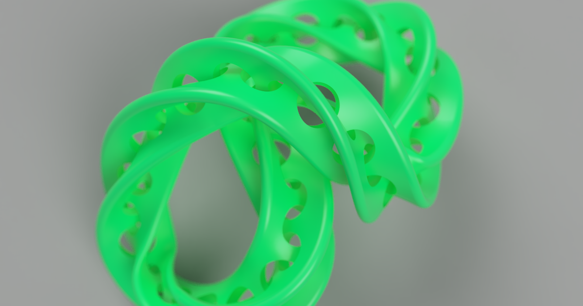 Complex Mobius Strip v1.0 by Joeltg9 | Download free STL model ...