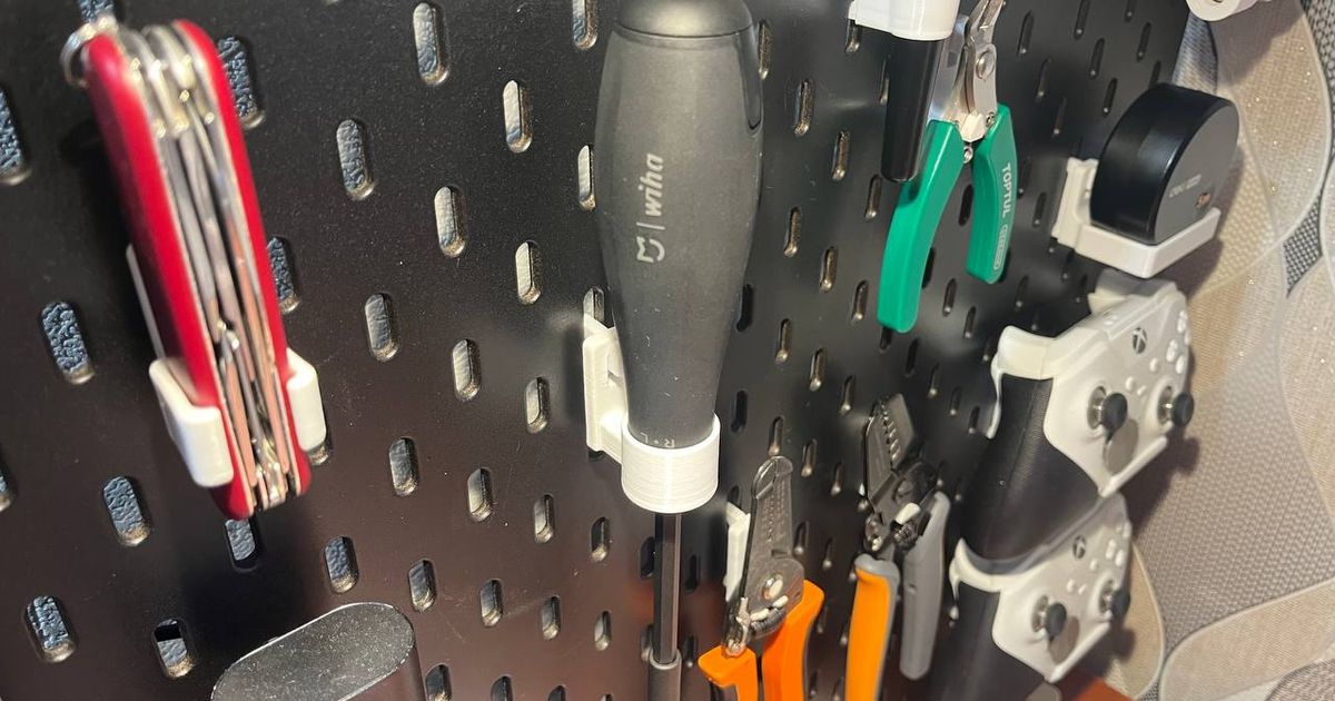 IKEA Skadis Wiha screwdriver holder by Oleksii Zelivianskyi | Download free STL model ...