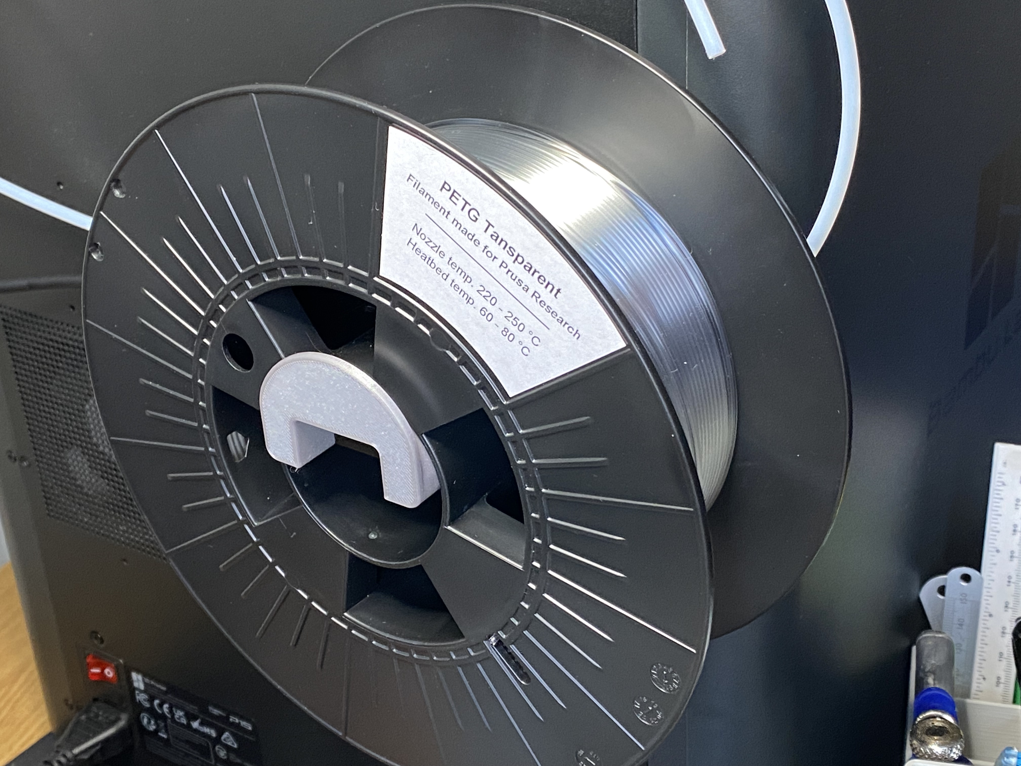 Bambu P1S Spool Holder Adapter for Wider Spools. Clips on - No Tools Required by Stuart Wyre ...