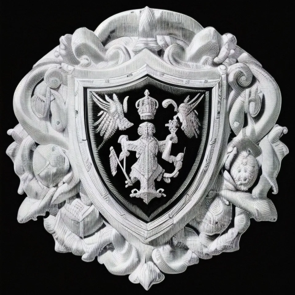 Armorial Shield Details. by Peter Farell | Download free STL model ...