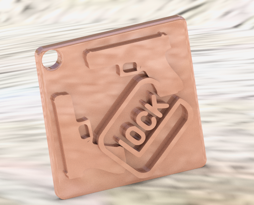 GLOCK KEYCHAIN by Indy | Download free STL model | Printables.com