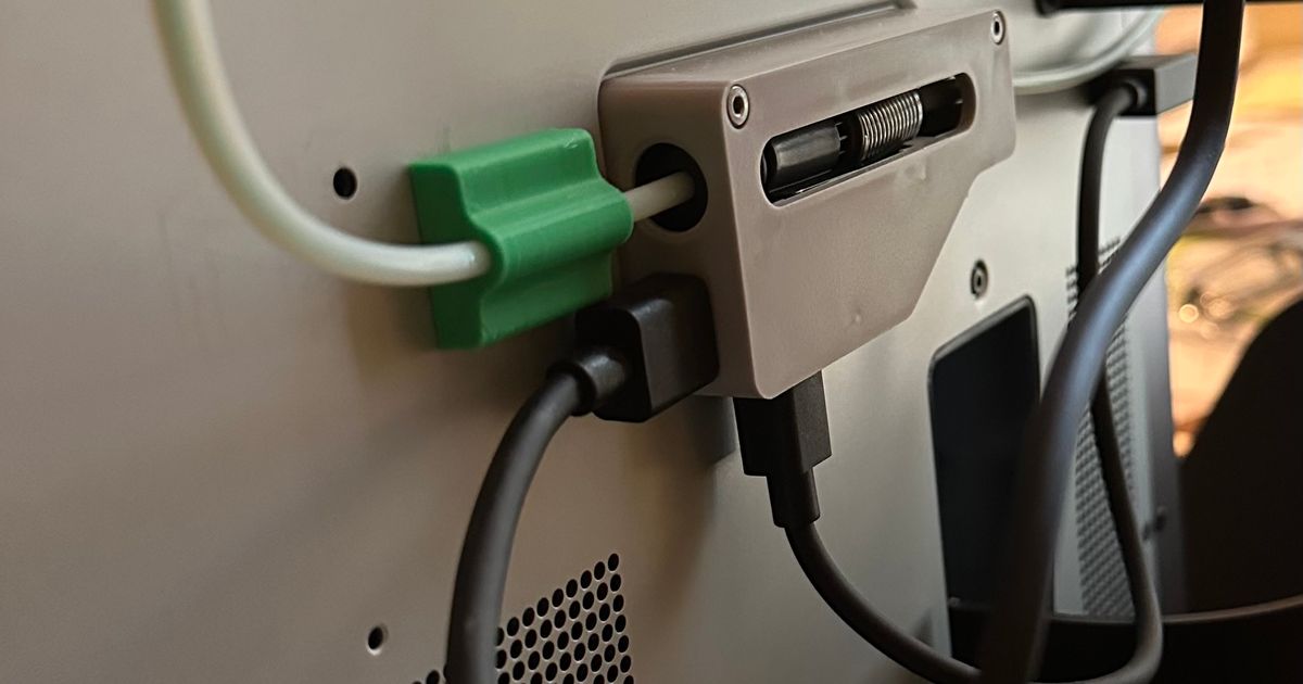 Bambu AMS Filament Buffer Tubing Holder by dmcmd | Download free STL ...