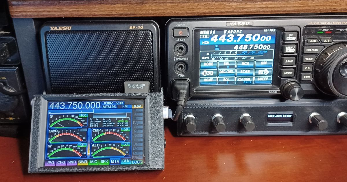 Case for the CatTouch Display for the Yaesu FT-991a by Jim | Download ...