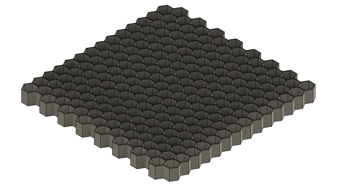 Honeycomb structure von Butim | Kostenloses STL-Modell herunterladen ...
