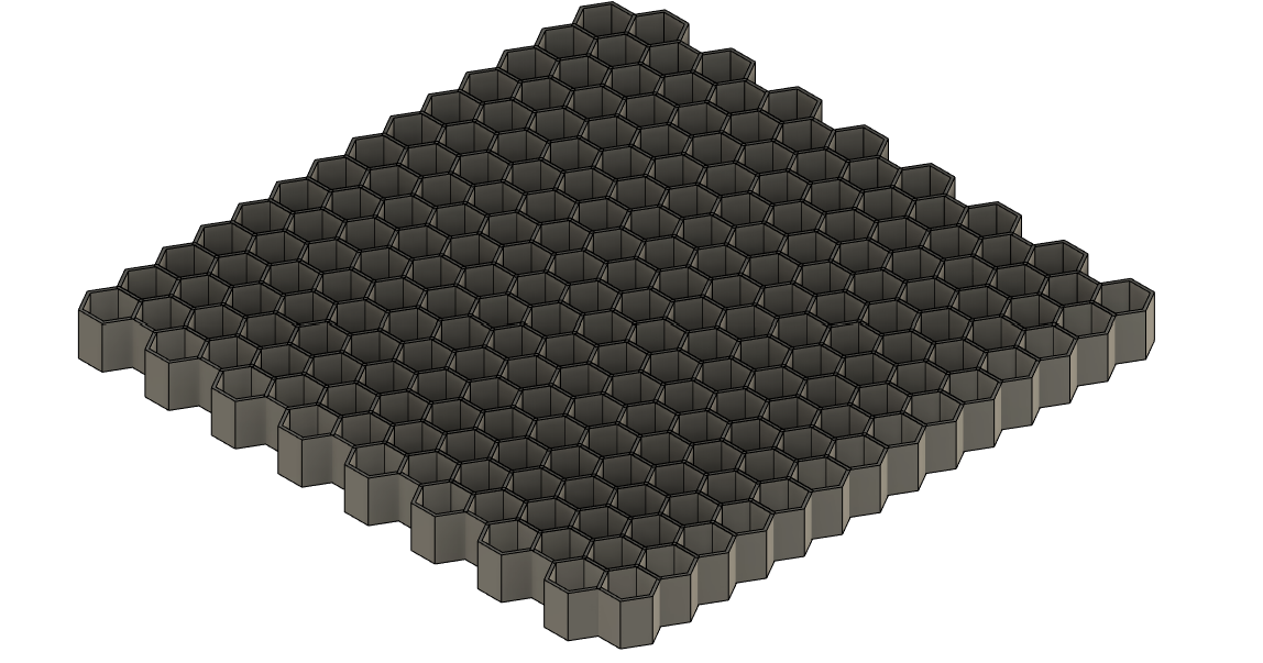 Honeycomb structure von Butim | Kostenloses STL-Modell herunterladen ...