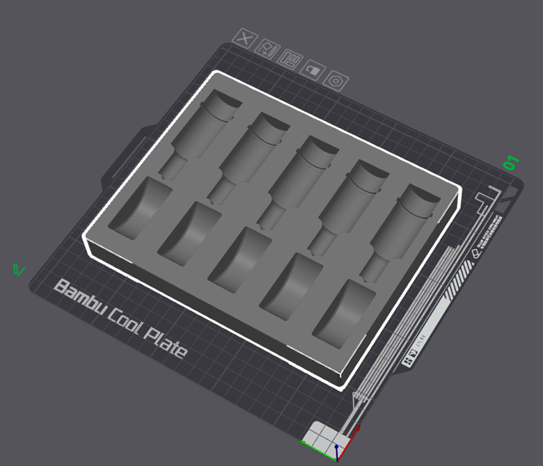 Gridfinity 4x5 Punch and Die tray by Cmos2112 | Download free STL model ...