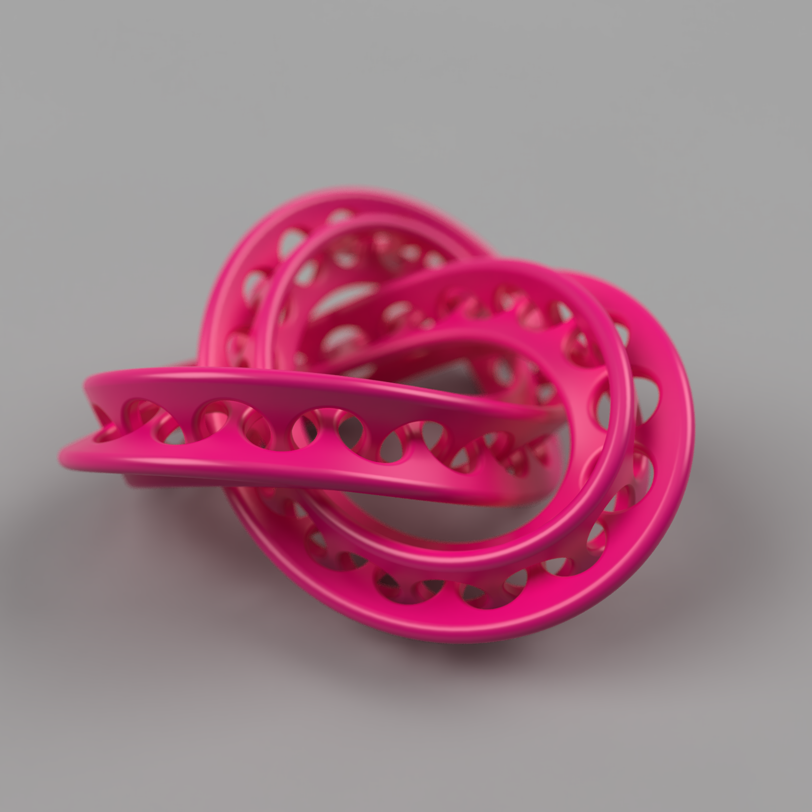 Complex Knotted Mobius Strip v.20 (Infinity Knot) by JoelTGprints ...