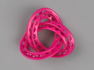 Complex Knotted Mobius Strip v.20 (Infinity Knot) by JoelTGprints ...