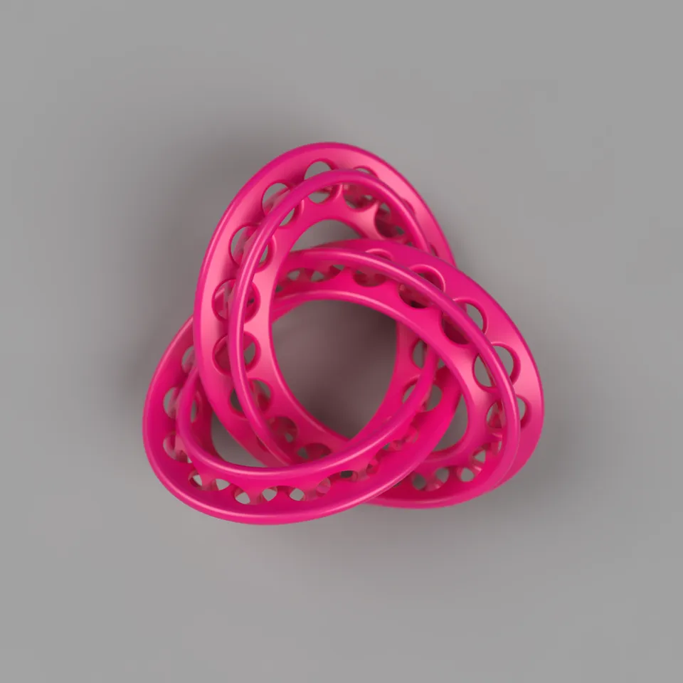 Complex Knotted Mobius Strip v.20 (Infinity Knot) by JoelTGprints ...