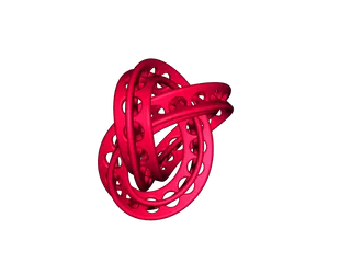 Complex Knotted Mobius Strip v.20 (Infinity Knot) by JoelTGprints ...