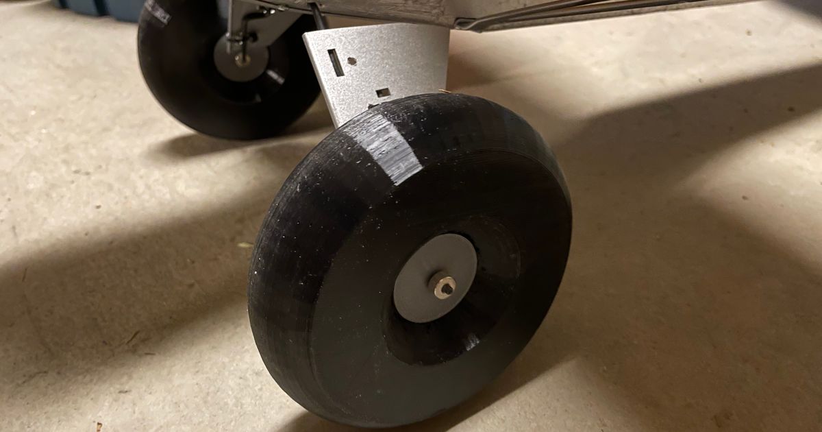 Hobbyzone Carbon Cub S2 Tire/Wheel by Mike | Download free STL model ...