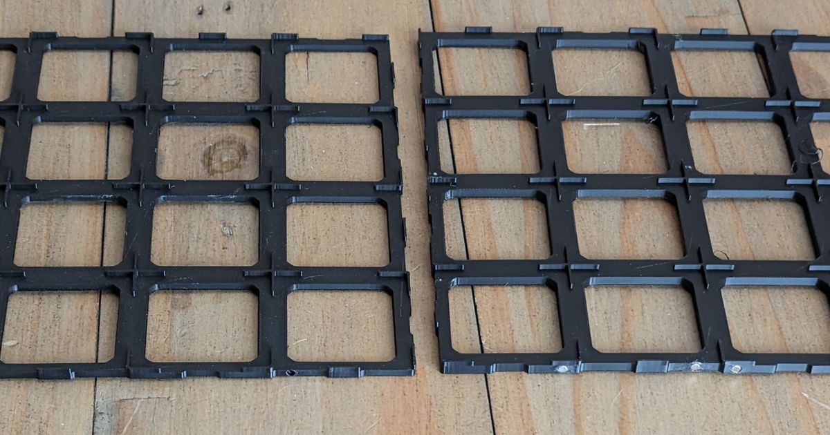 Carcassonne Magnetic Tile Grid (thicker with additional magnets) by ...