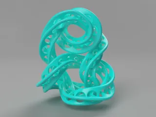 Complex Knotted Mobius Strip v4.0 by JoelTGprints | Download free STL ...