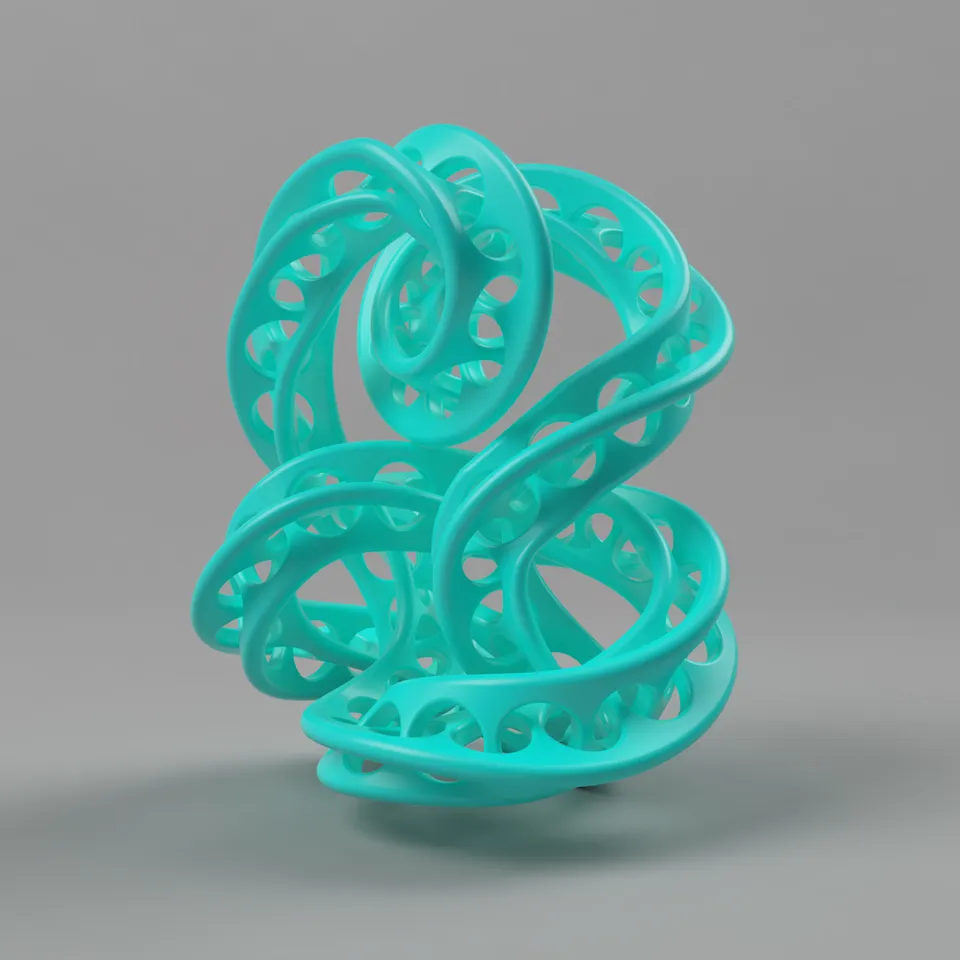 Complex Knotted Mobius Strip v4.0 by JoelTGprints | Download free STL ...