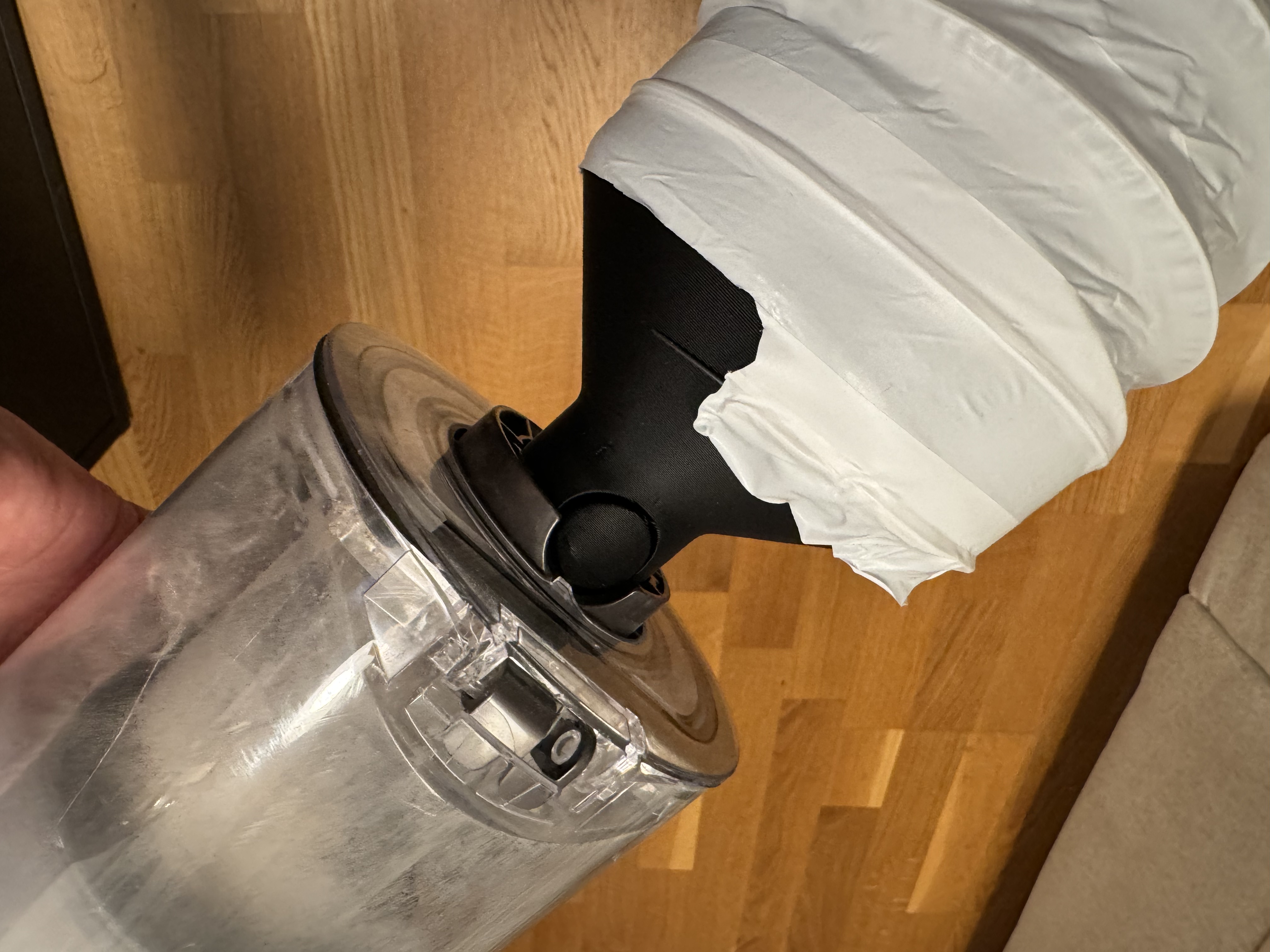 Dyson V8/V10/V12 to 100mm duct connector by kevsparky | Download free ...