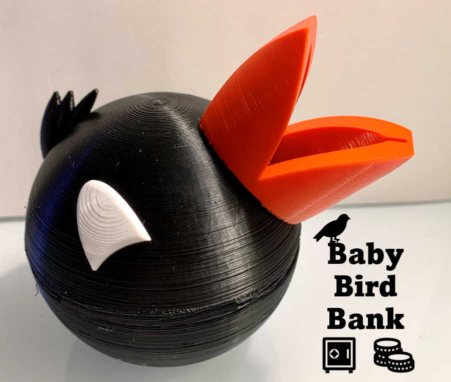 Baby Bird Bank by PenPan Designs | Download free STL model | Printables.com