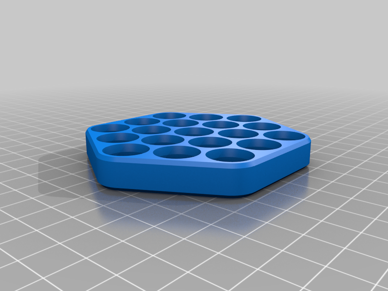 Hex Battery End Caps by jbruce12000 | Download free STL model ...