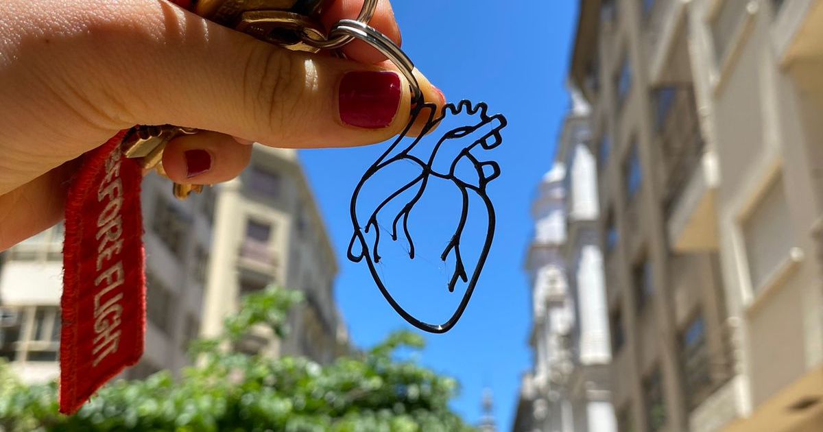 Anatomical Heart KeyChain by capocomico | Download free STL model ...