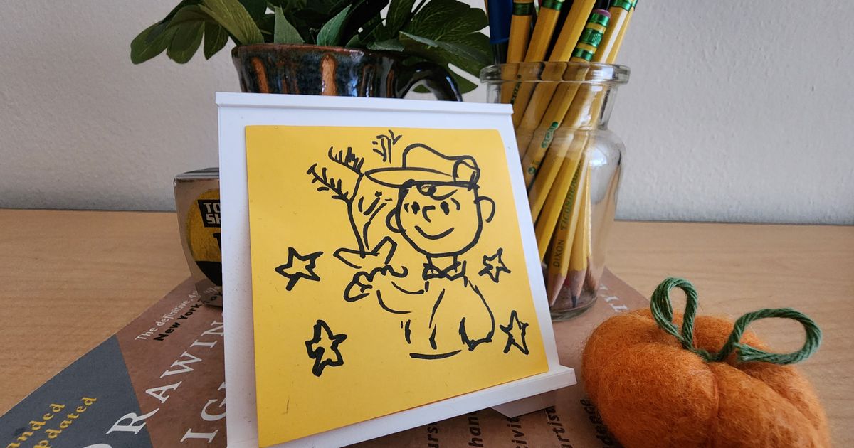 Sticky Note Display Sign by Beums | Download free STL model ...